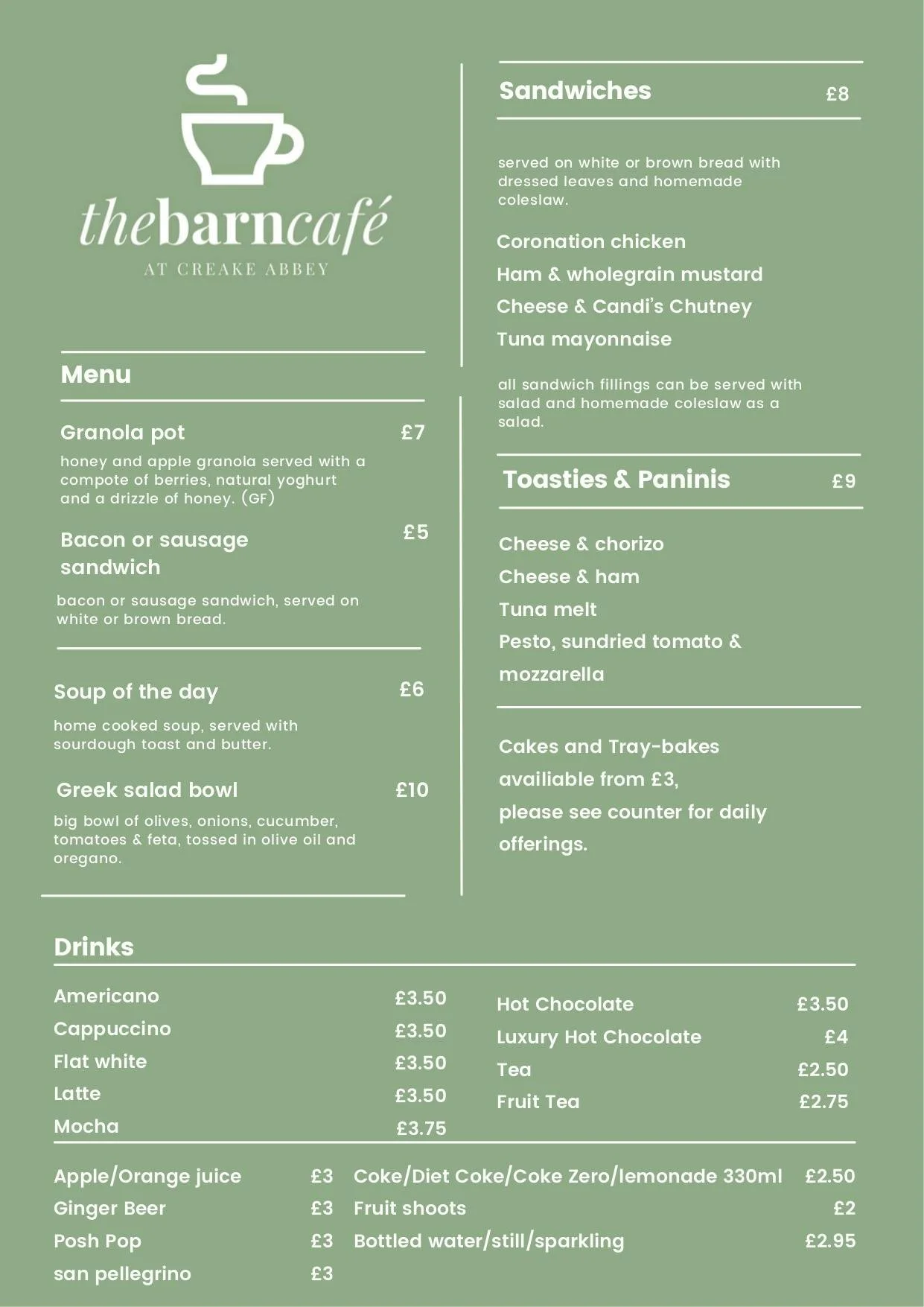 Dine - Cafe — Creake Abbey