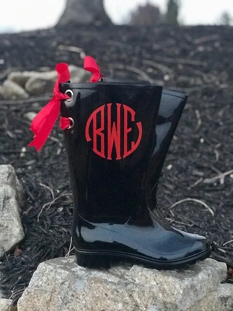 Personalized Monogrammed Boot