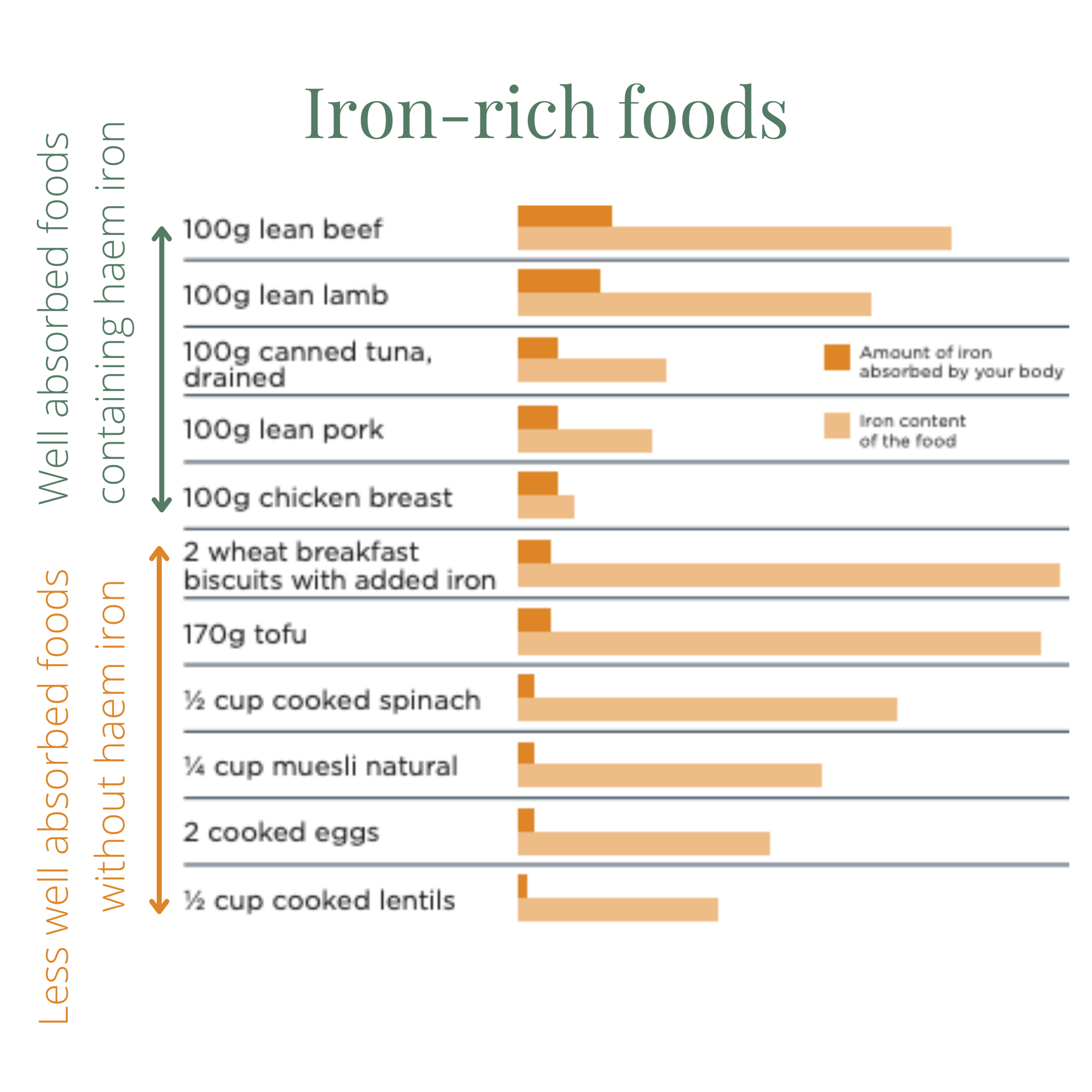 Iron absorption — Nutrition Solutions
