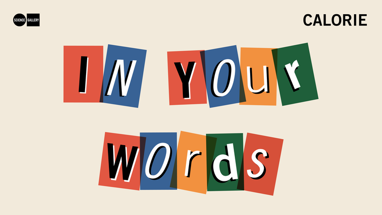 CALORIE | In Your Words — Science Gallery Bengaluru
