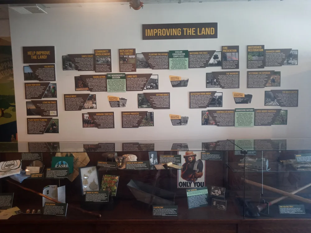 Exploring OUR Land Exhibit Photos — Appalachian Forest National ...