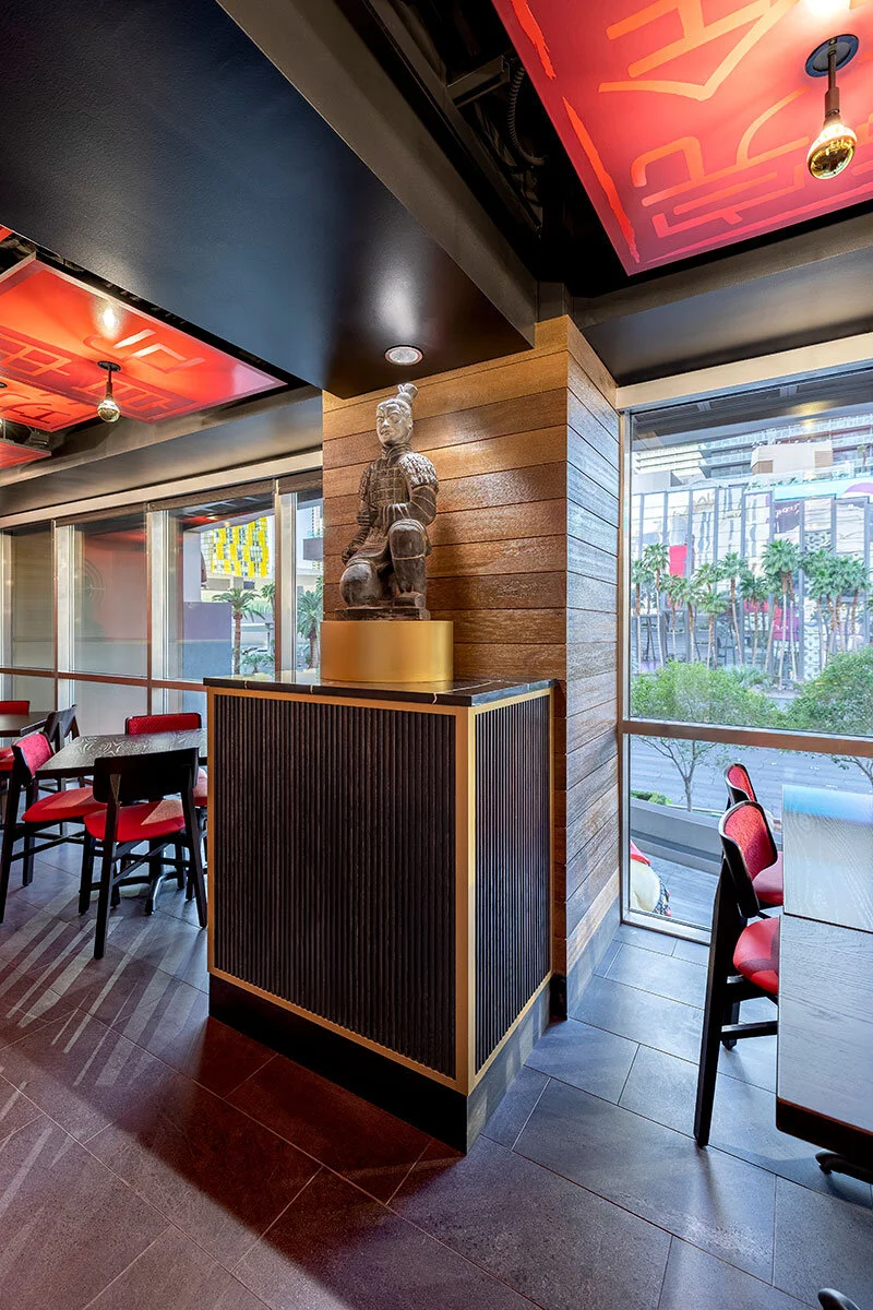 CUSTOM ARCHITECTURAL FABRICATION: P.F. CHANG'S LAS VEGAS — MRO Built
