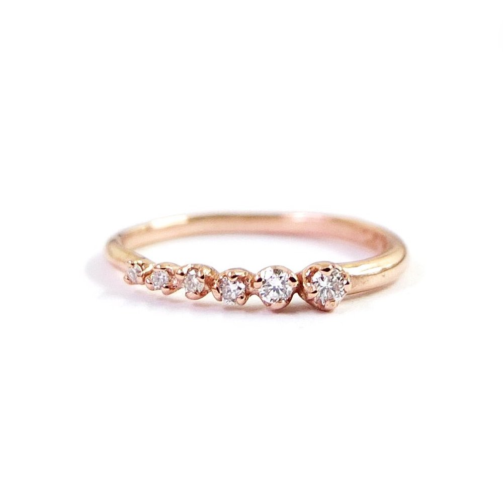 Stardust Diamond Ring - R115 — N+A - Handmade Fine Jewelry in NYC