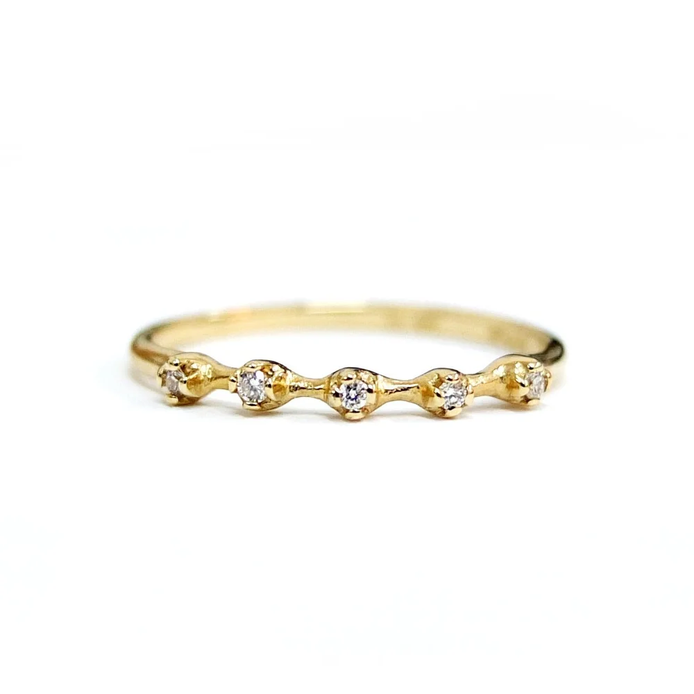 Stardust Diamond Ring - R115 — N+A - Handmade Fine Jewelry in NYC