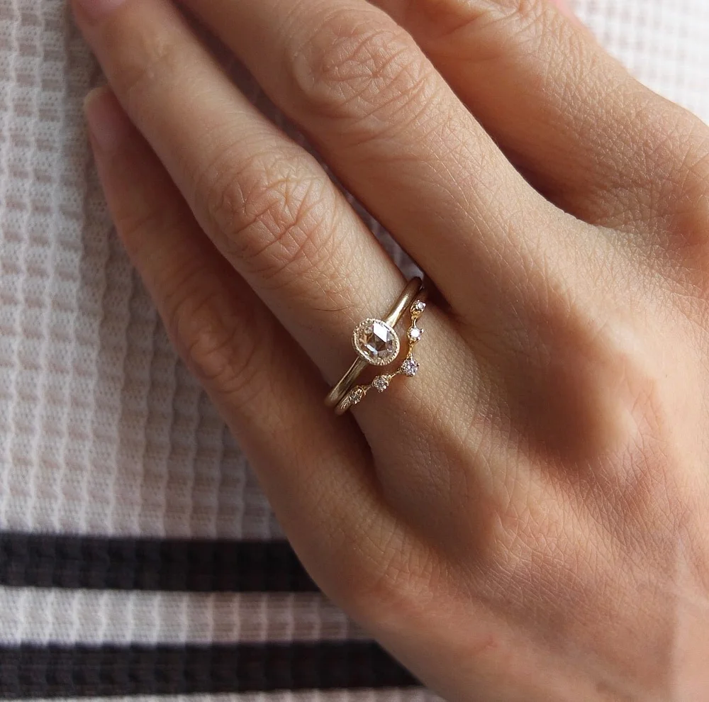 Diamond Wreath Ring - R092 — N+A - Handmade Fine Jewelry in NYC