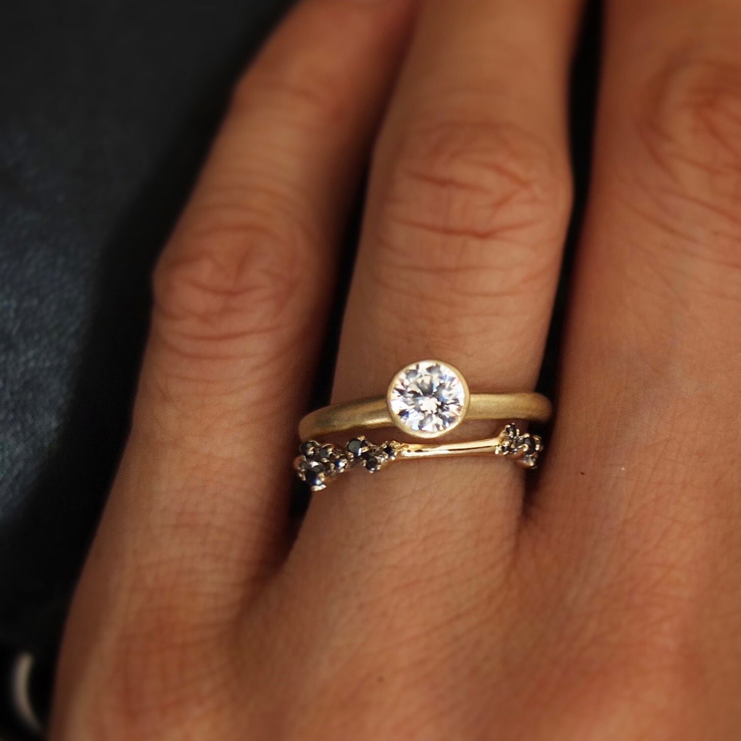 Diamond Shooting Star Ring - R103 — N+A - Handmade Fine Jewelry in NYC