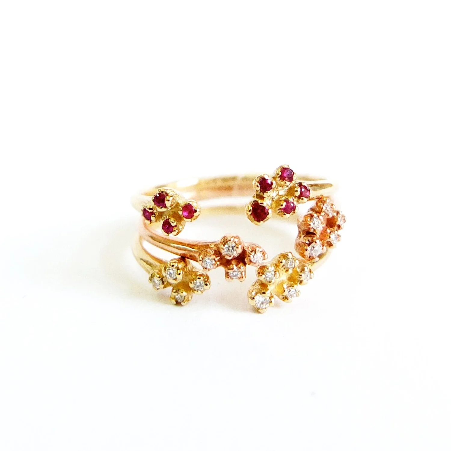 Ruby Shield Ring - R151 — N+A - Handmade Fine Jewelry in NYC