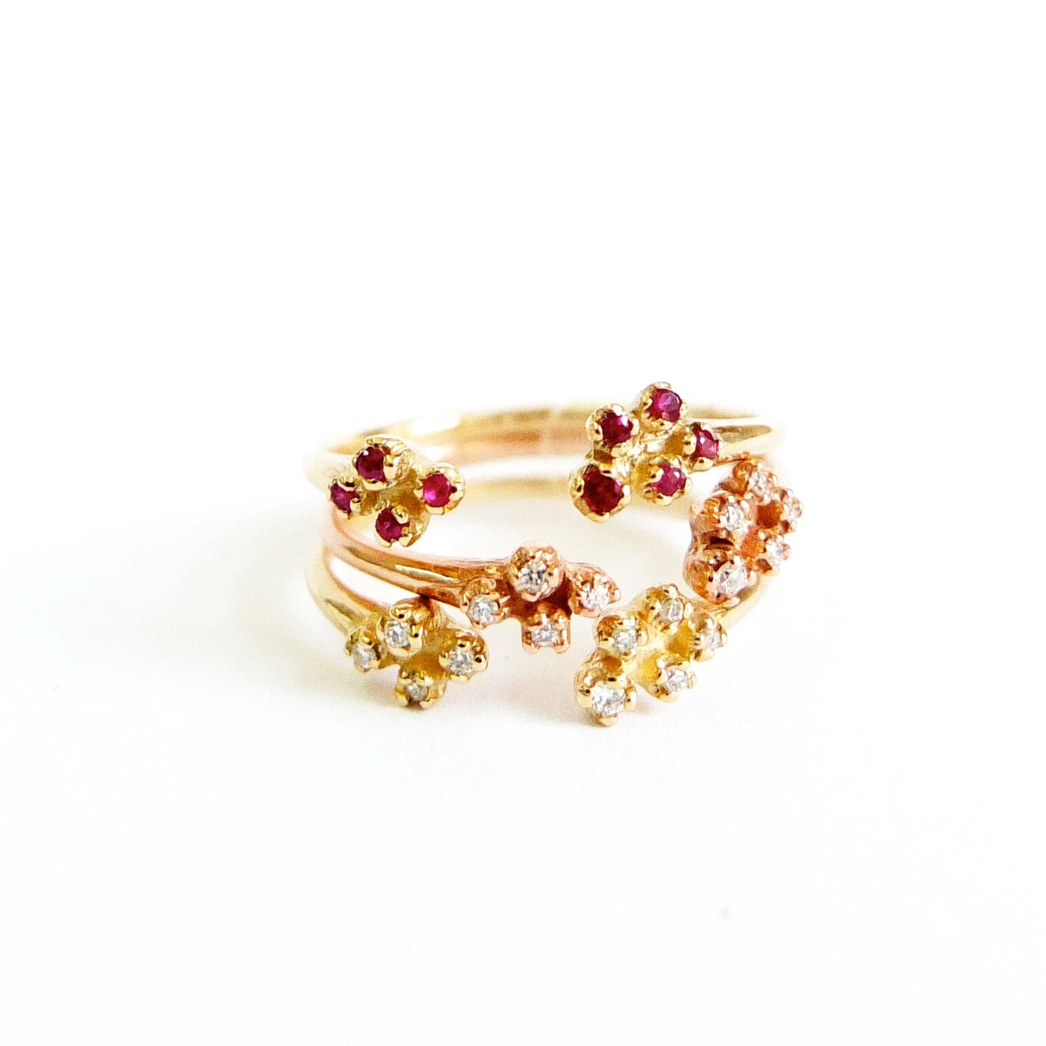Seven Ruby Ring - R017 — N+A - Handmade Fine Jewelry in NYC