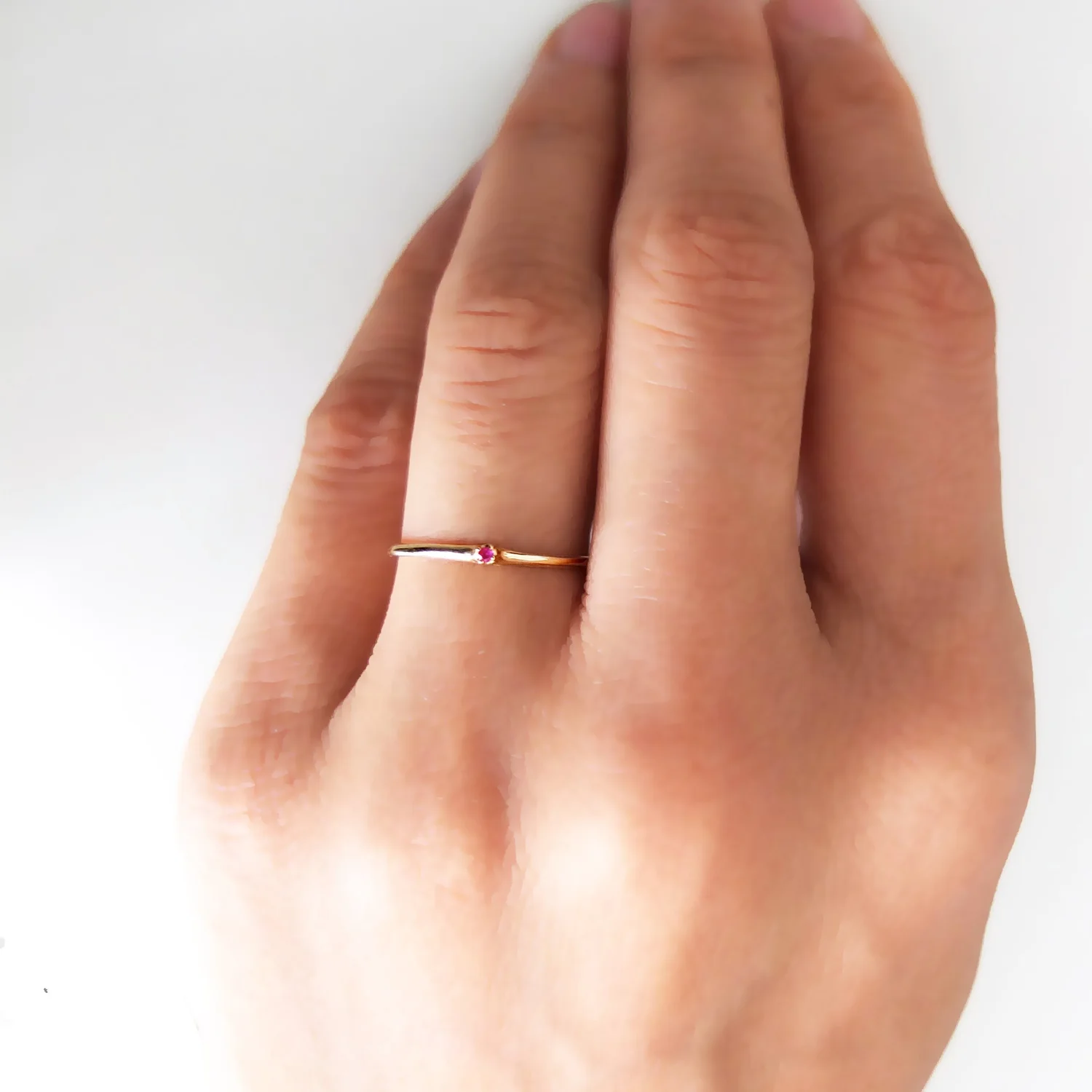 Ruby Shield Ring - R151 — N+A - Handmade Fine Jewelry in NYC