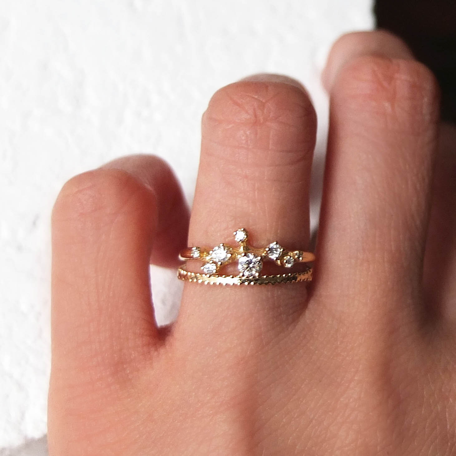 Diamond Princess Ring - R143 — N+A - Handmade Fine Jewelry in NYC