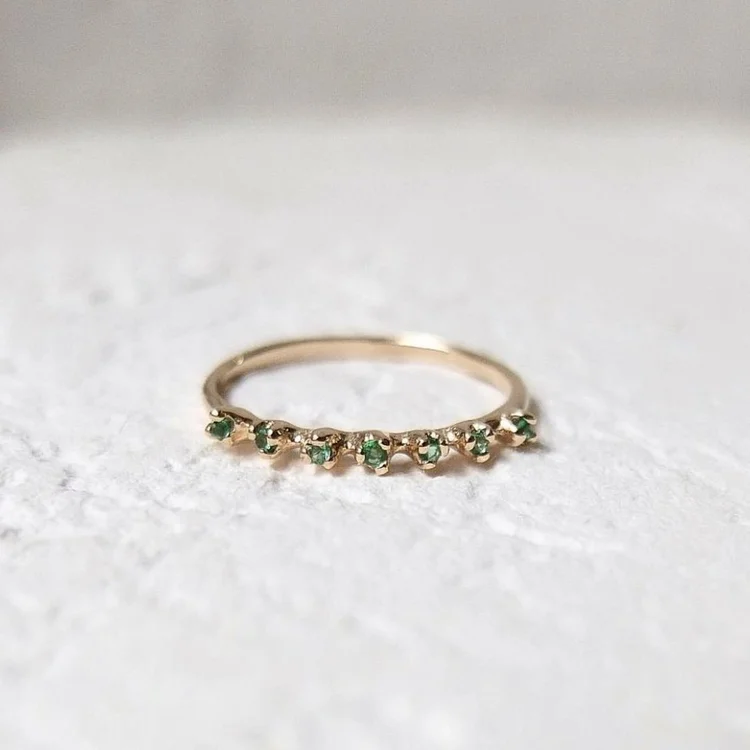 Open Top Cluster Ring - R061 — N+A - Handmade Fine Jewelry in NYC