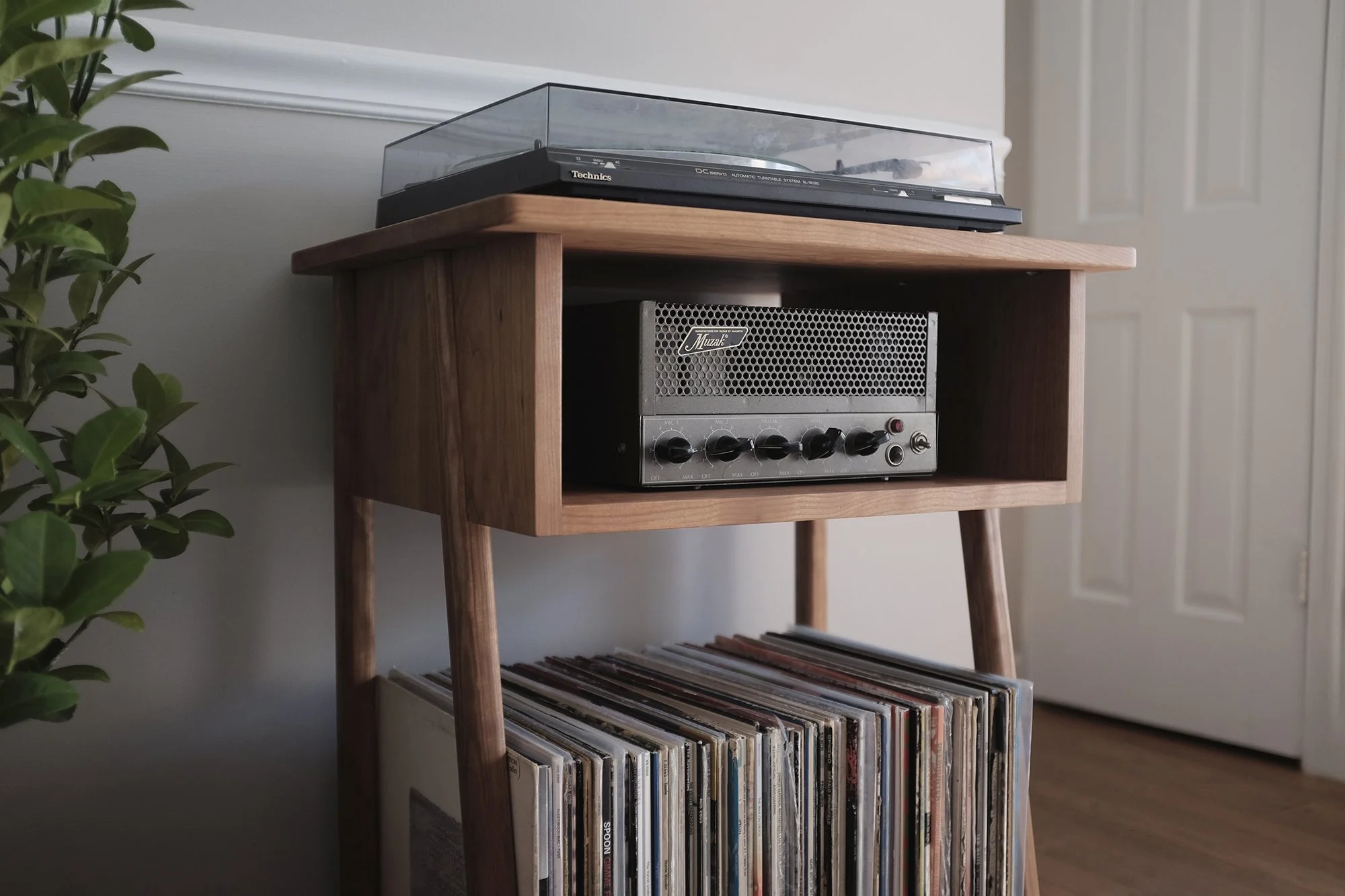 Handmade cherry hardwood modern turntable station — Eamonn Aiken ...