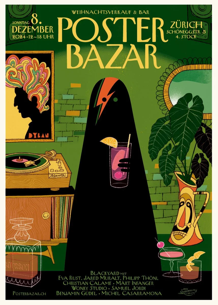 POSTER BAZAR ZÜRICH - SONNTAG 8.DEZ 2024 — POSTER BAZAR