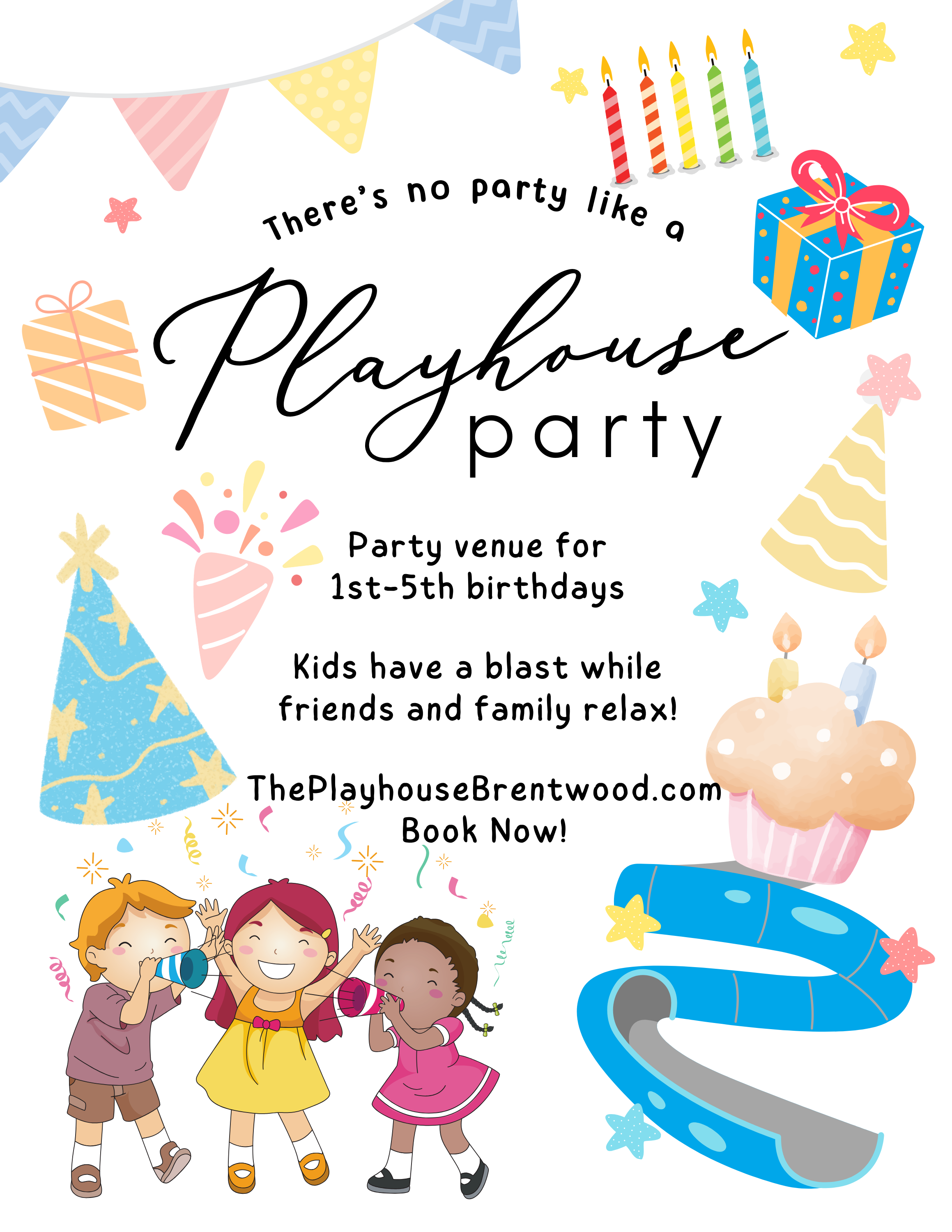 Book a Party — The Playhouse Brentwood