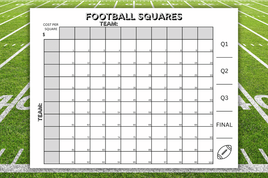 Free Printable Football Squares Template — Gather Together Games