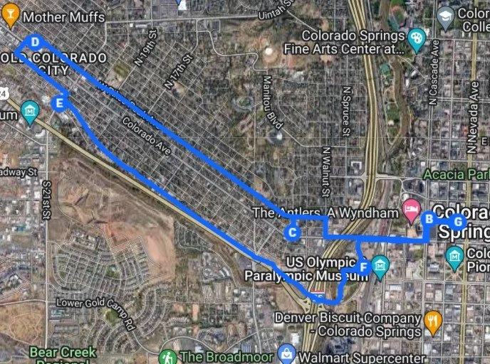Bike Ride Maps & Routes in Colorado Springs
