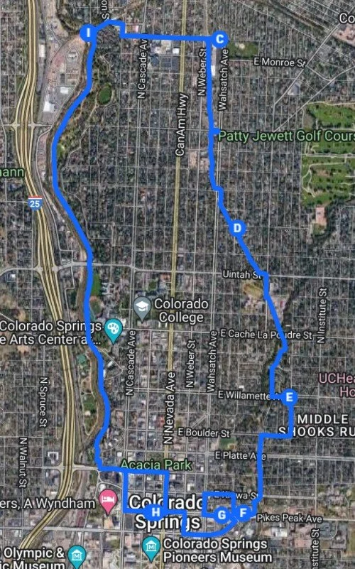 Bike Ride Maps & Routes in Colorado Springs