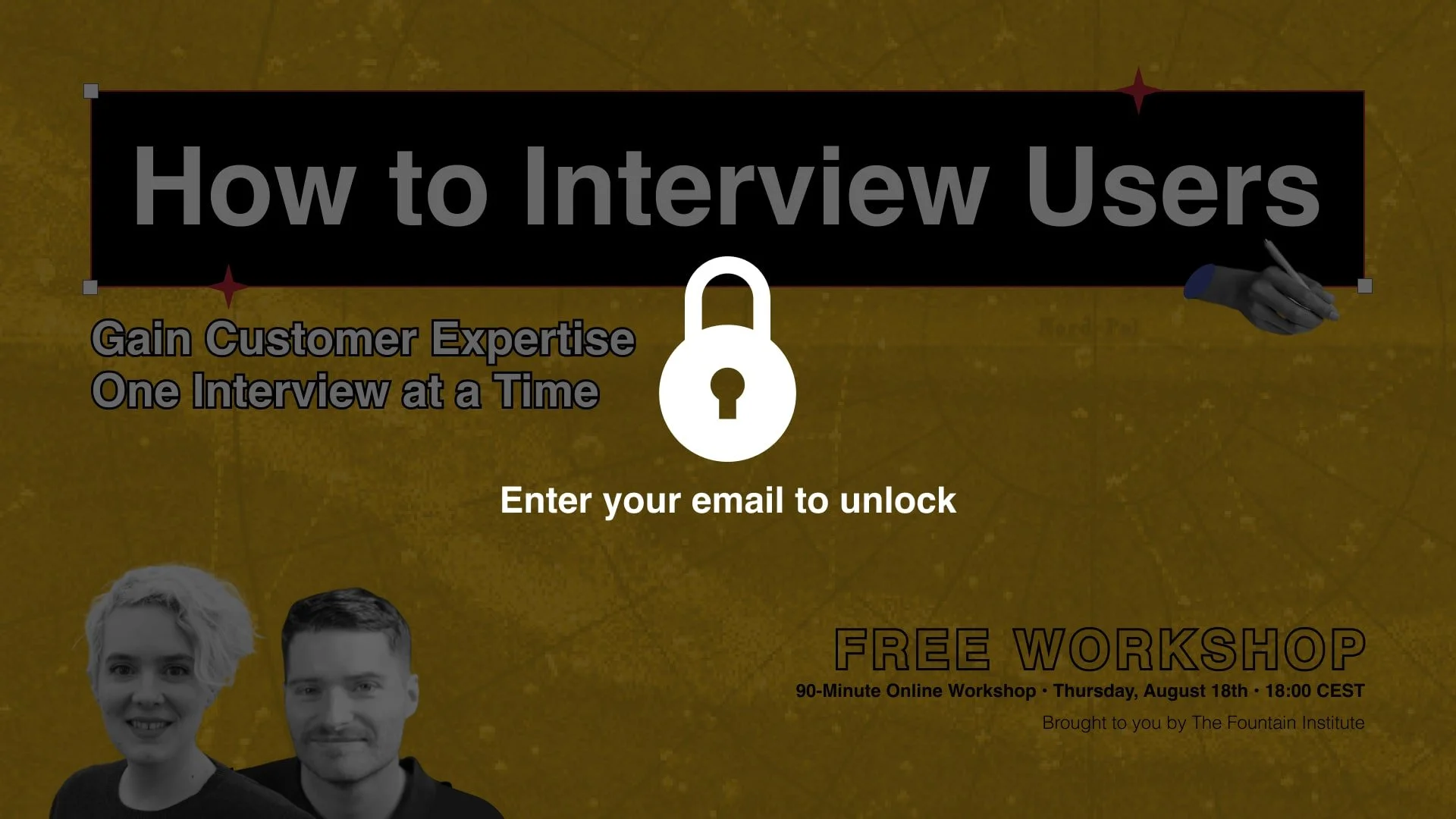 How to Interview Users [Free Workshop] | Fountain Institute