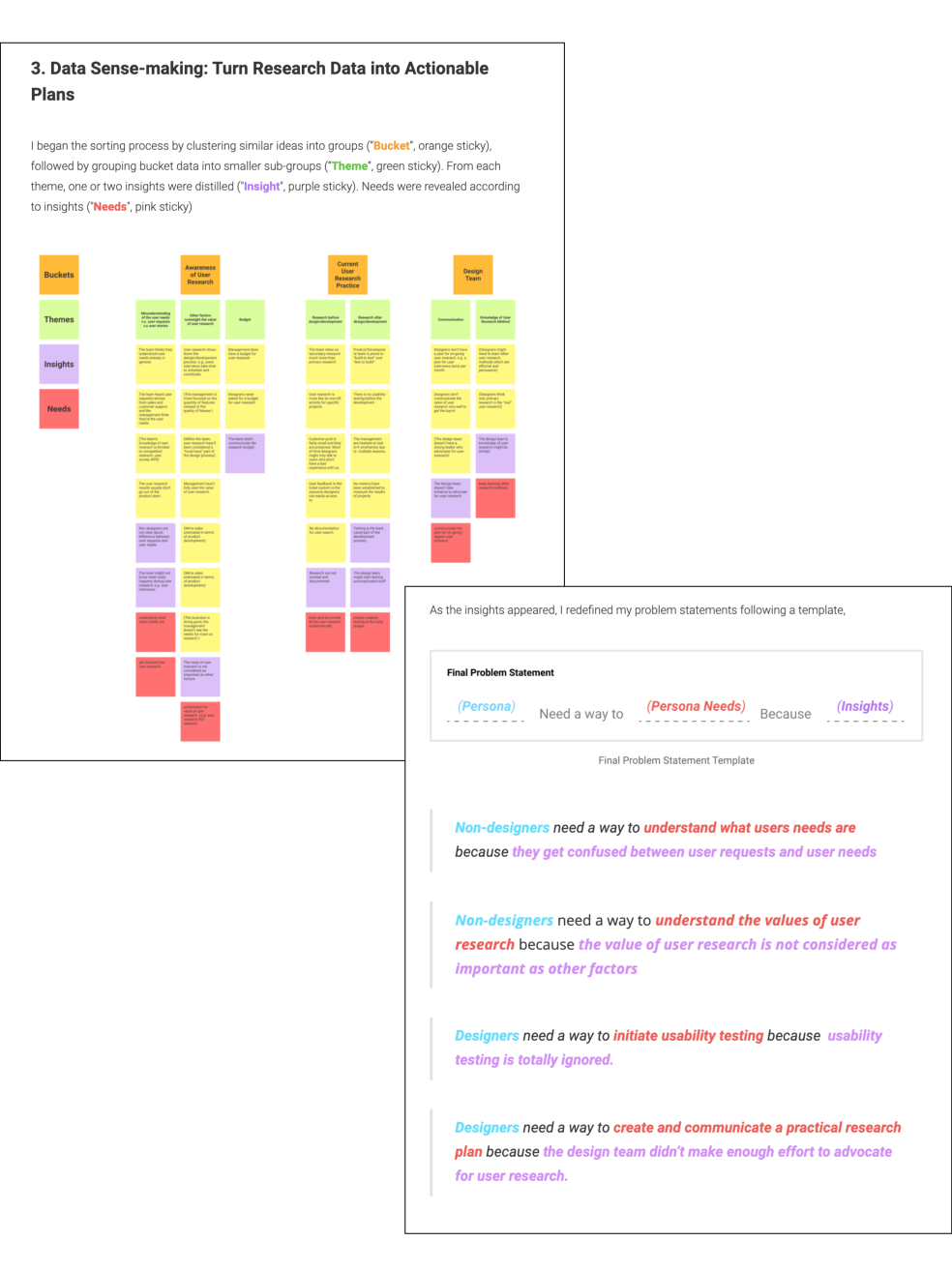 Turning Internal Research into a Portfolio Piece