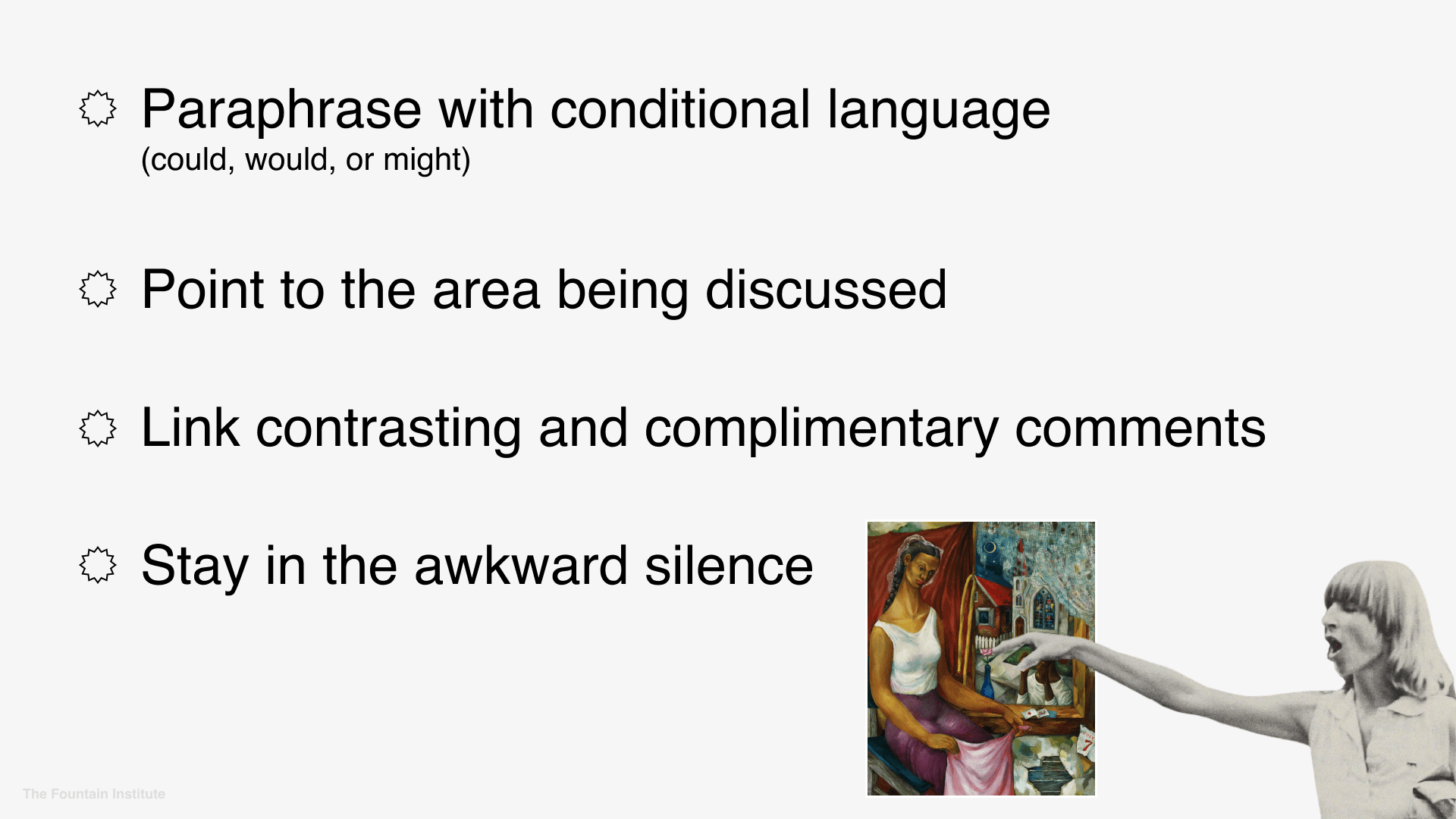 Visual Thinking Strategies: Facilitate with Art