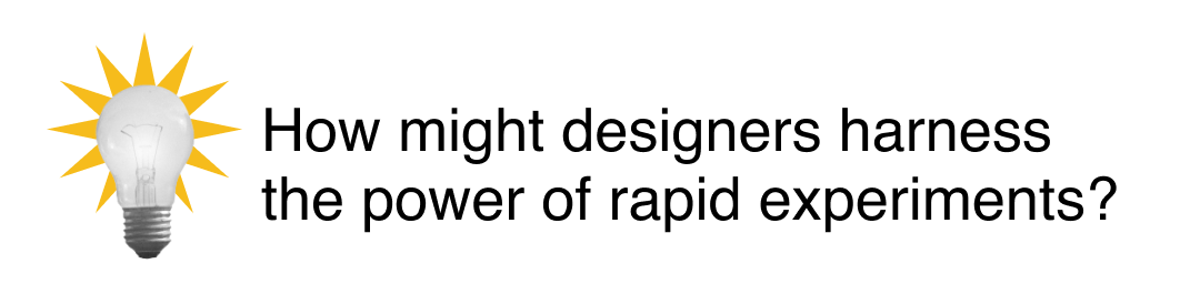 The Designer’s Guide to Testing and Experiments