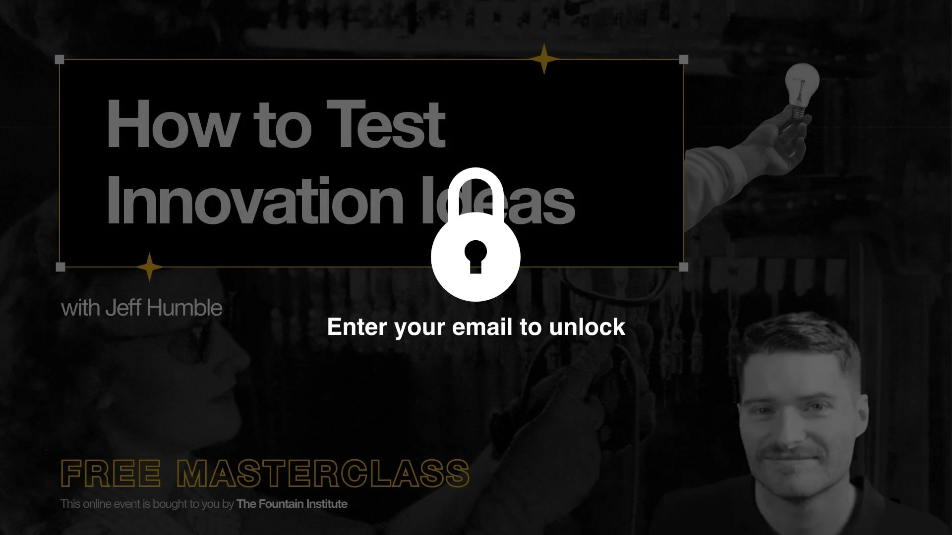 Free Masterclass: How to Test Innovation Ideas | Fountain Institute
