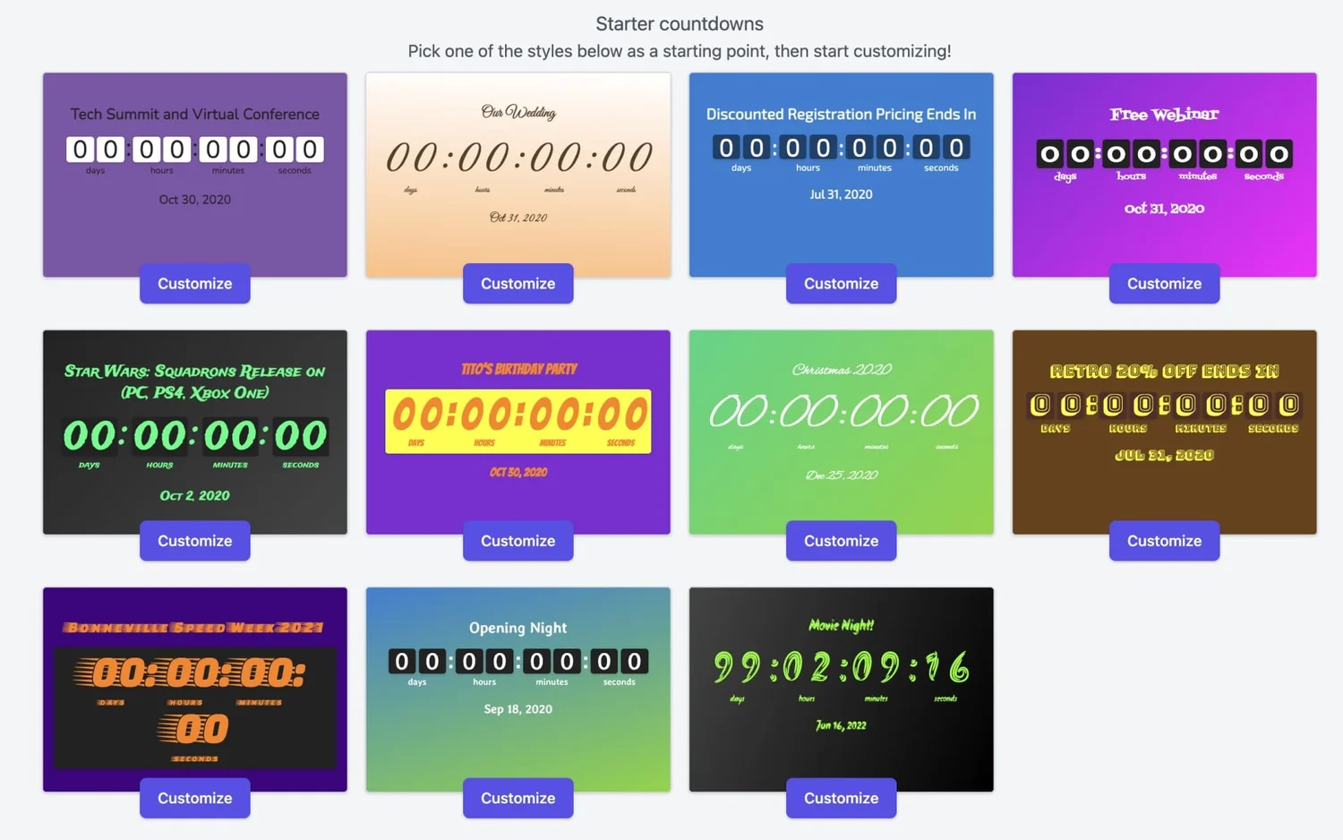 The Top 10 Visual Countdown Timers Online