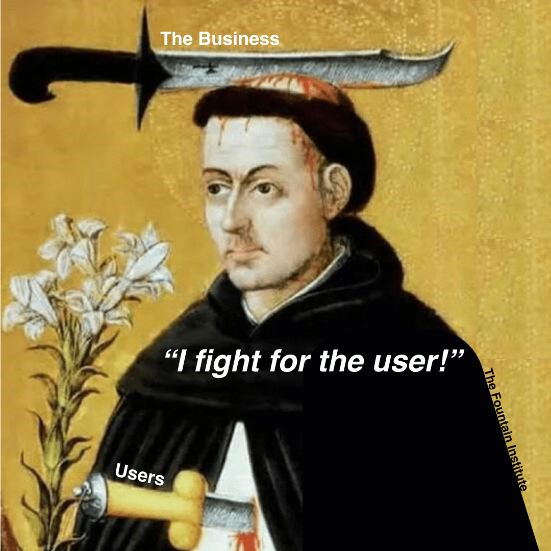 I Fight for the User: Business-Centered vs. User-Centered Design