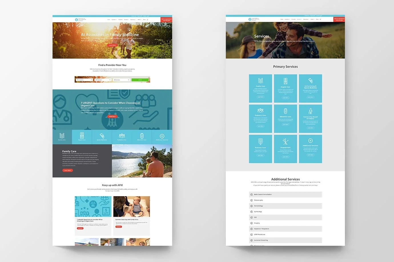 Website Rebuild for a Family Medical Practice — Bonfire Effect — A ...