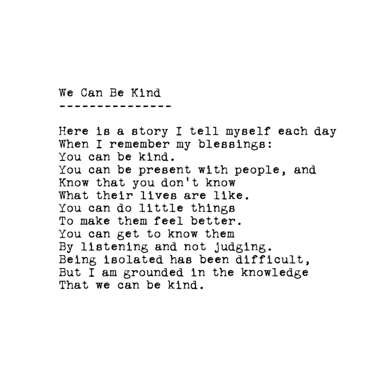 We Can Be Kind — The Good Listening Project