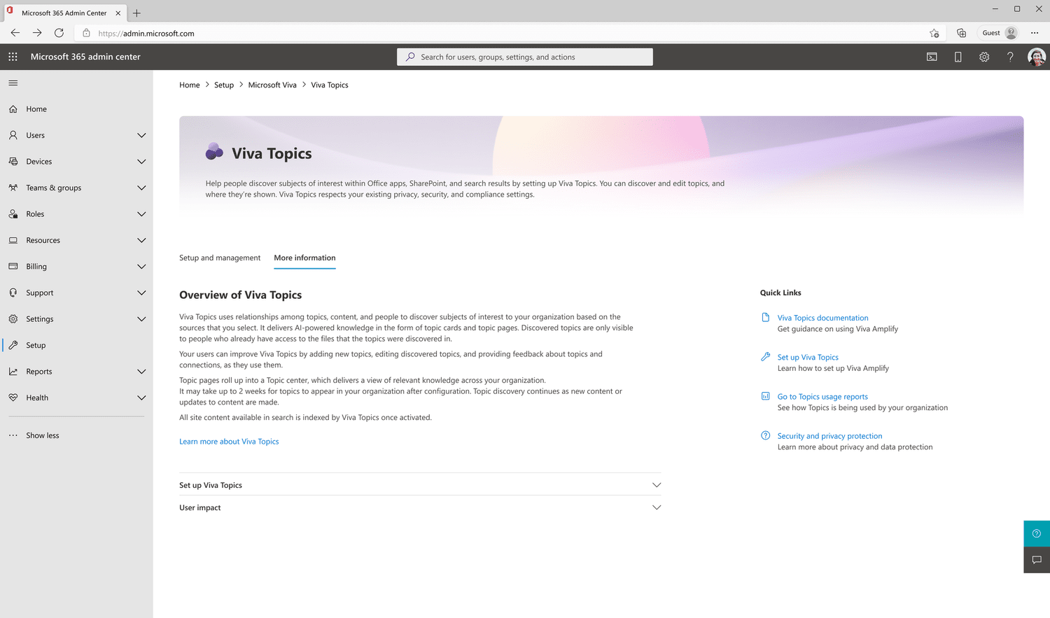 microsoft viva topics homepage redesign — malik experience design