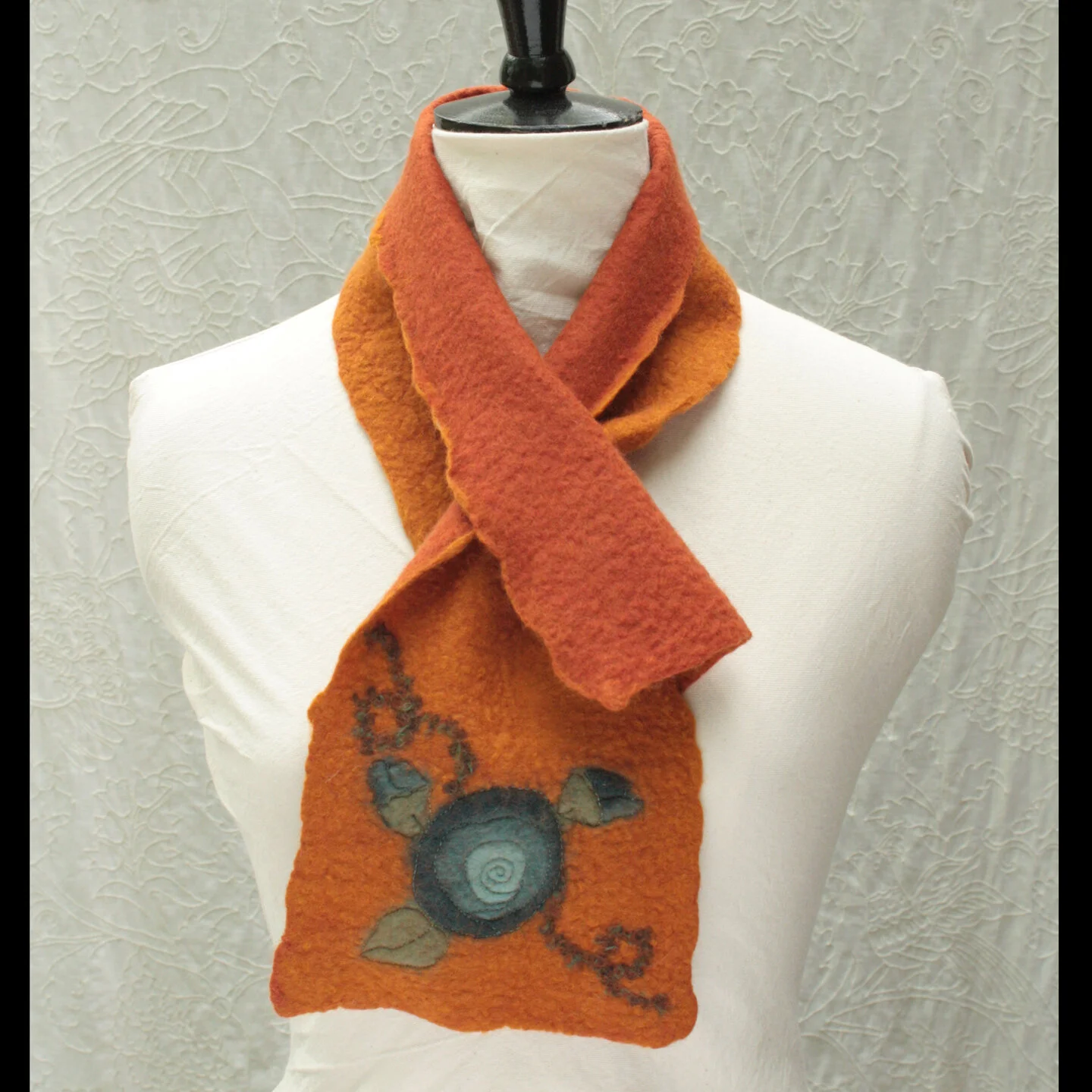 Ladies rose flower scarf — Miss Fitt & Co. ~ Moss Fête