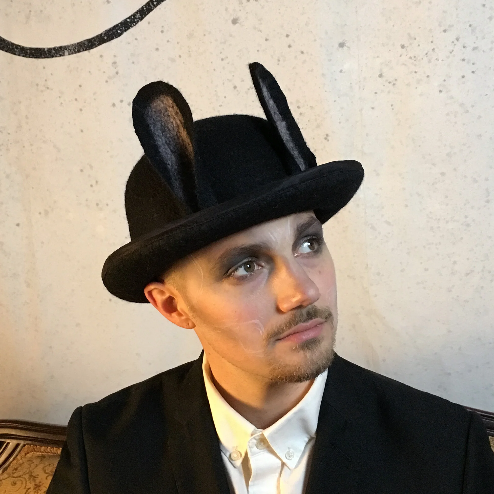 Unisex bunny bowler hat — Miss Fitt & Co. ~ Moss Fête