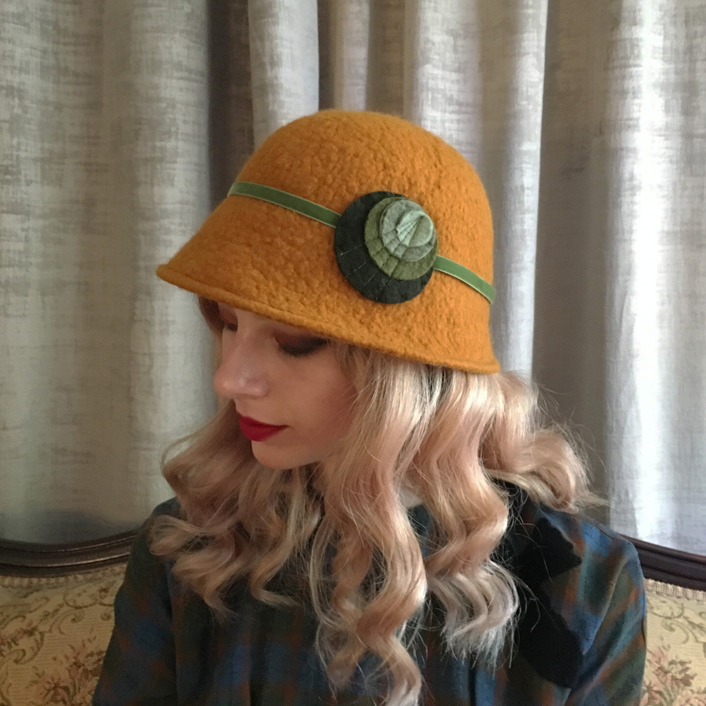 vintage ladies cloche hat — Miss Fitt & Co. ~ Moss Fête