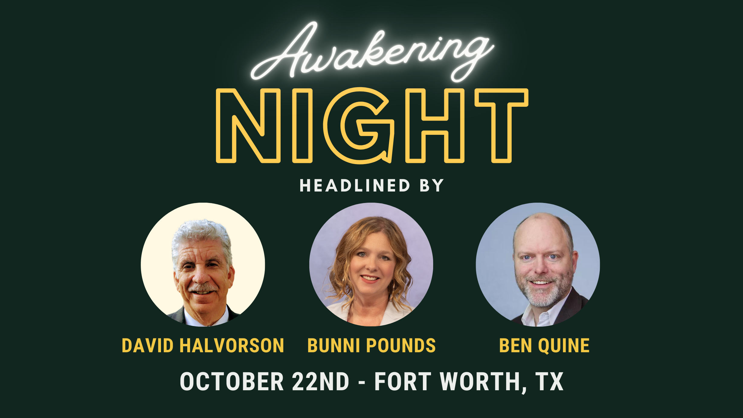 Awakening Night - Fort Worth, TX | Christians Engaged – Pray Vote Engage