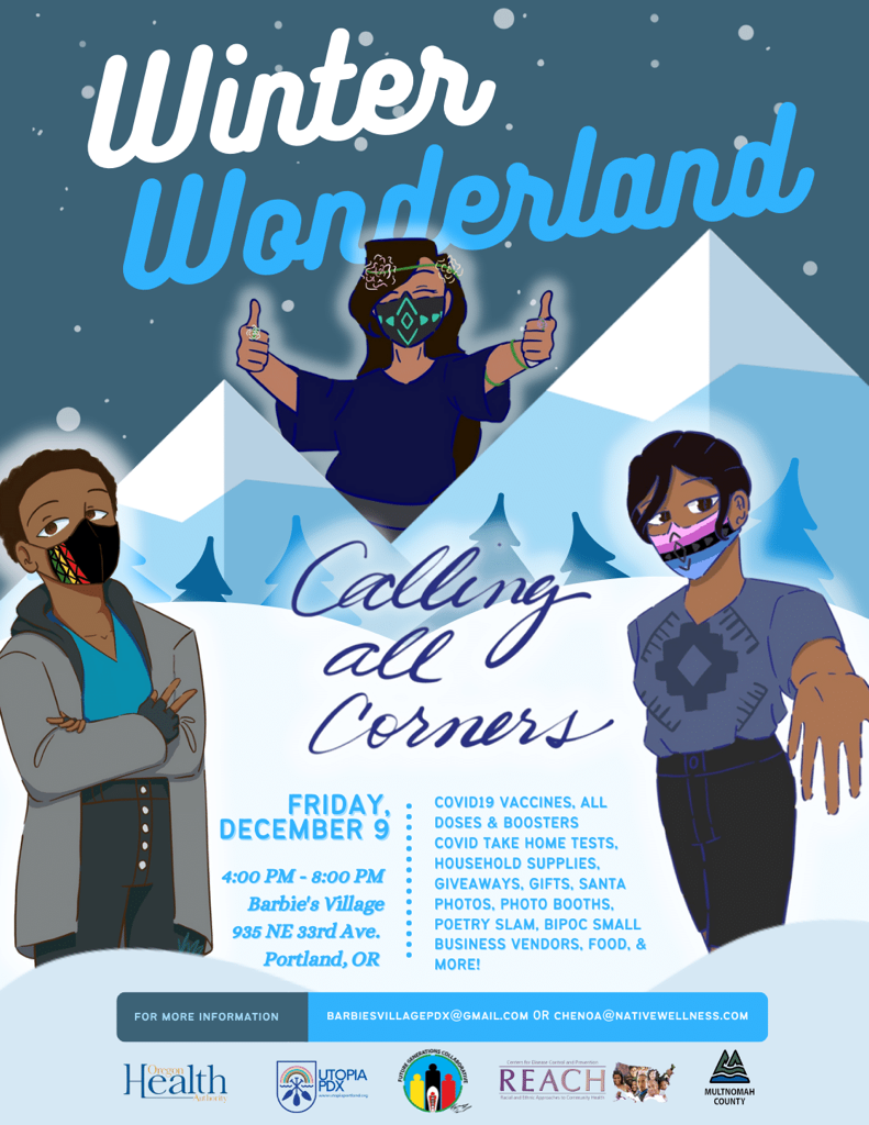 Winter Wonderland: Community Vaccine Clinic — UTOPIA Portland