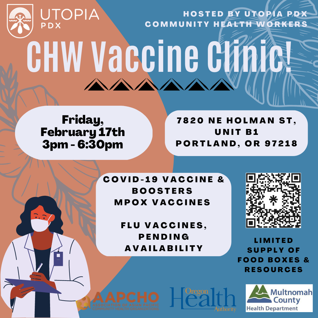 CHW Vaccine Clinic — UTOPIA Portland