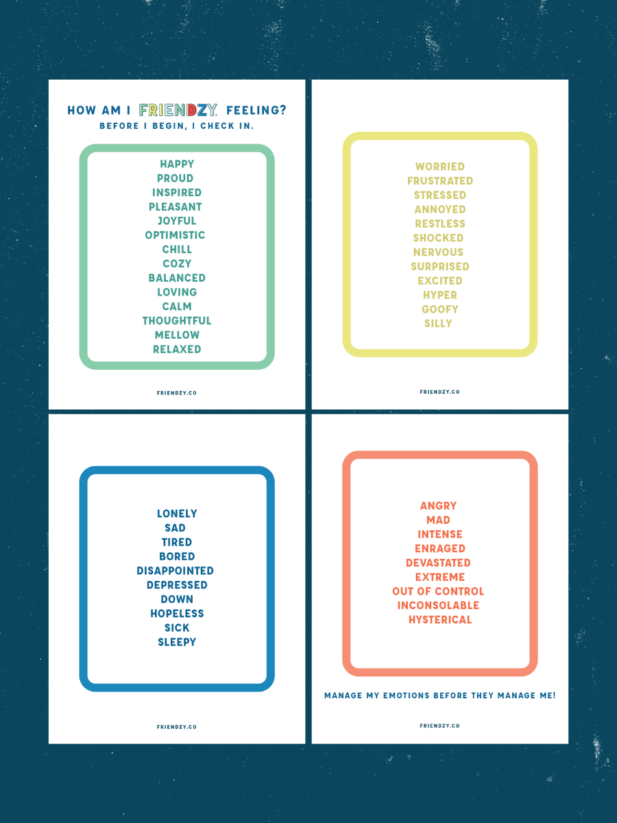 Daily Check-In Tool | SEL — Friendzy