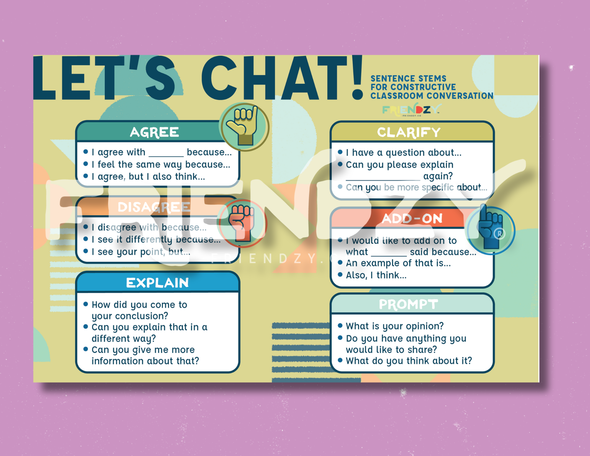 Meaningful Conversation Stems — Friendzy