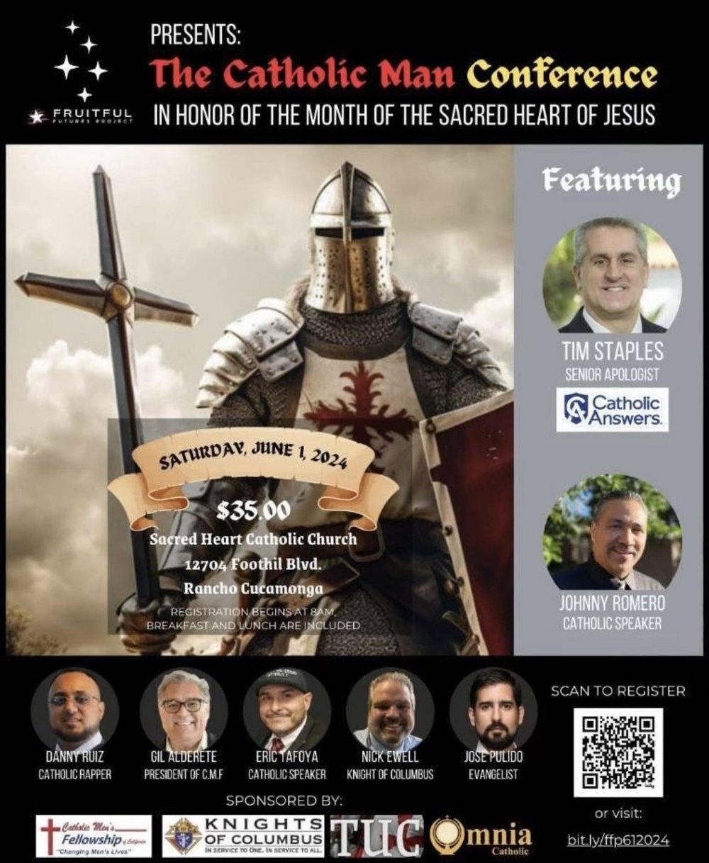 The Catholic Man Conference — Catholic Men's Fellowship of California
