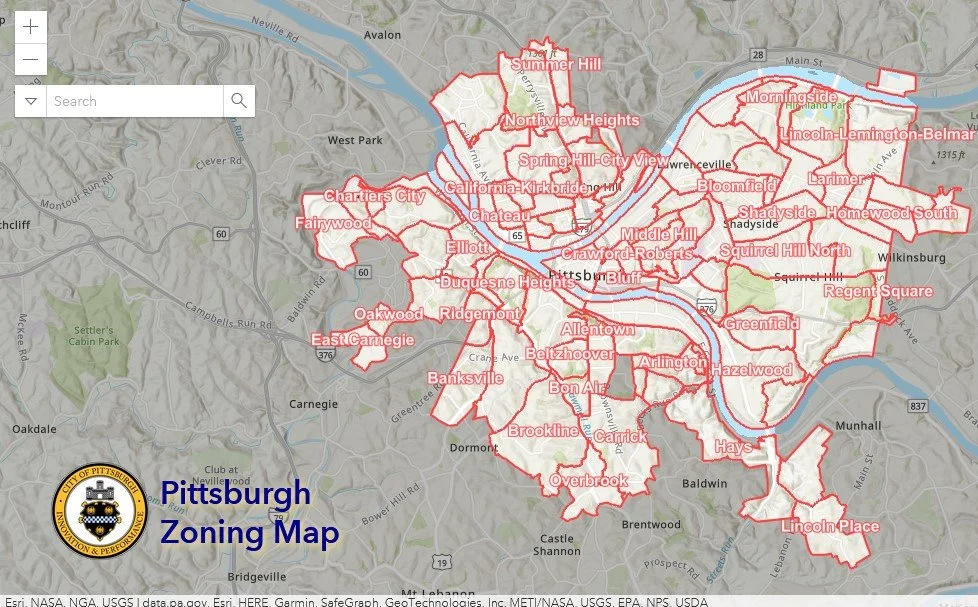 Pittsburgh Zoning Map - Neighborhoods — Details Reviewed LLC