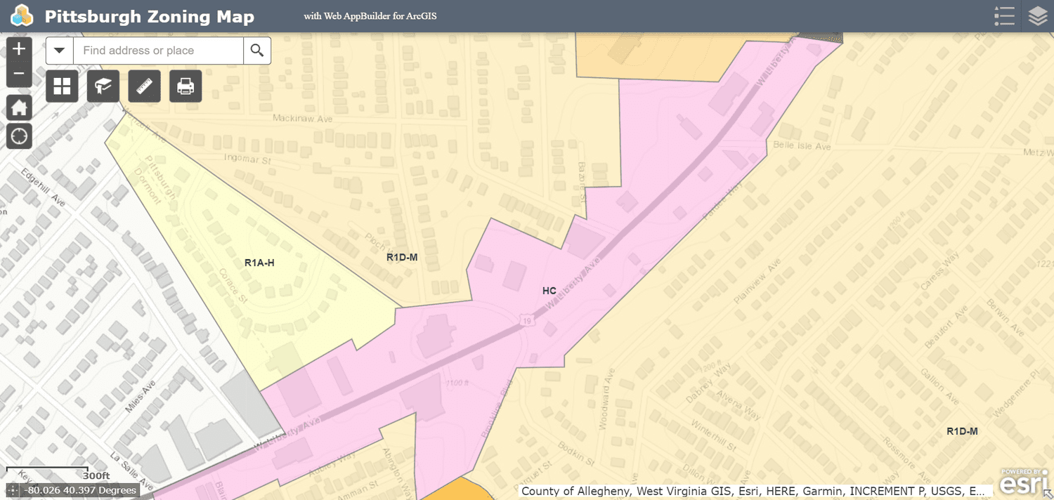 Pittsburgh Zoning Districts - HC Overview — Details Reviewed LLC