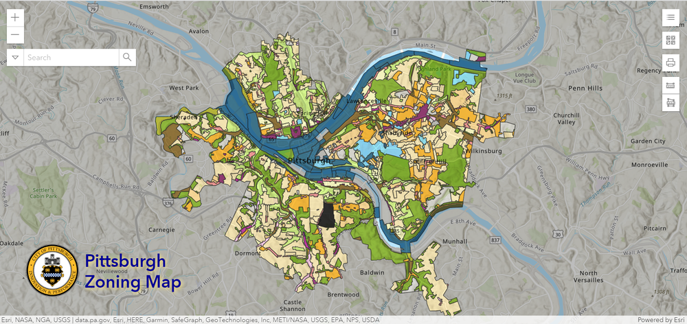 Pittsburgh Zoning Map - Intro — Details Reviewed LLC