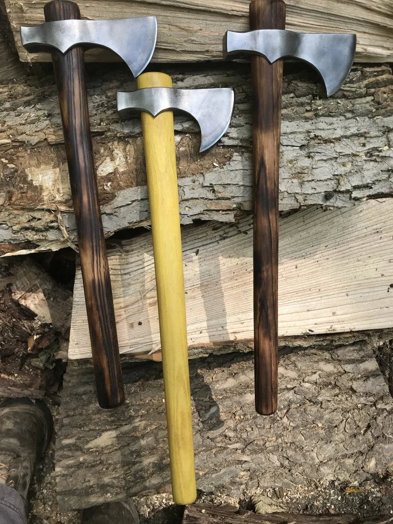 Hand Forged Axes and Blacksmith Hammers