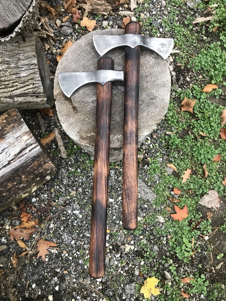 Hand Forged Axes and Blacksmith Hammers