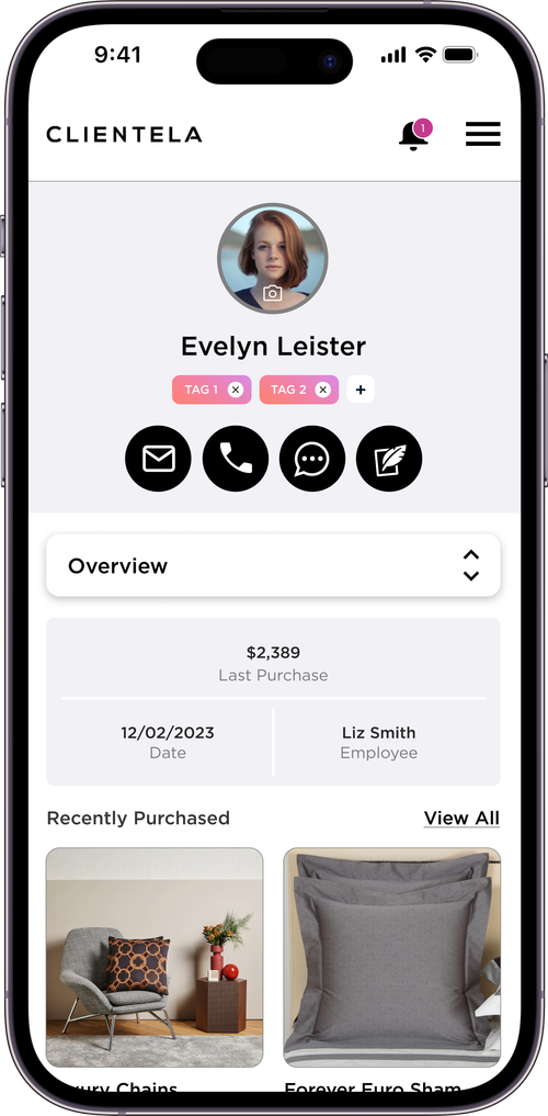Client 360° — Clientela