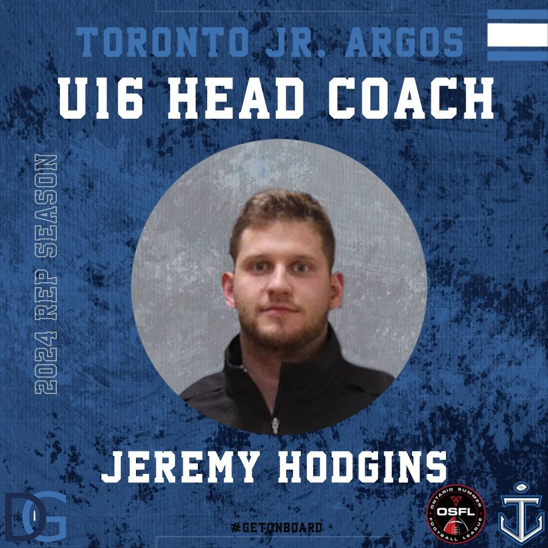 U16 Coaches — Toronto Jr. Argos Football