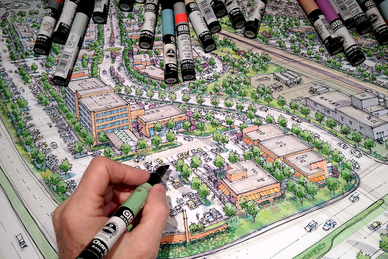 3E Hybrid Drawings — LEGGITT STUDIO