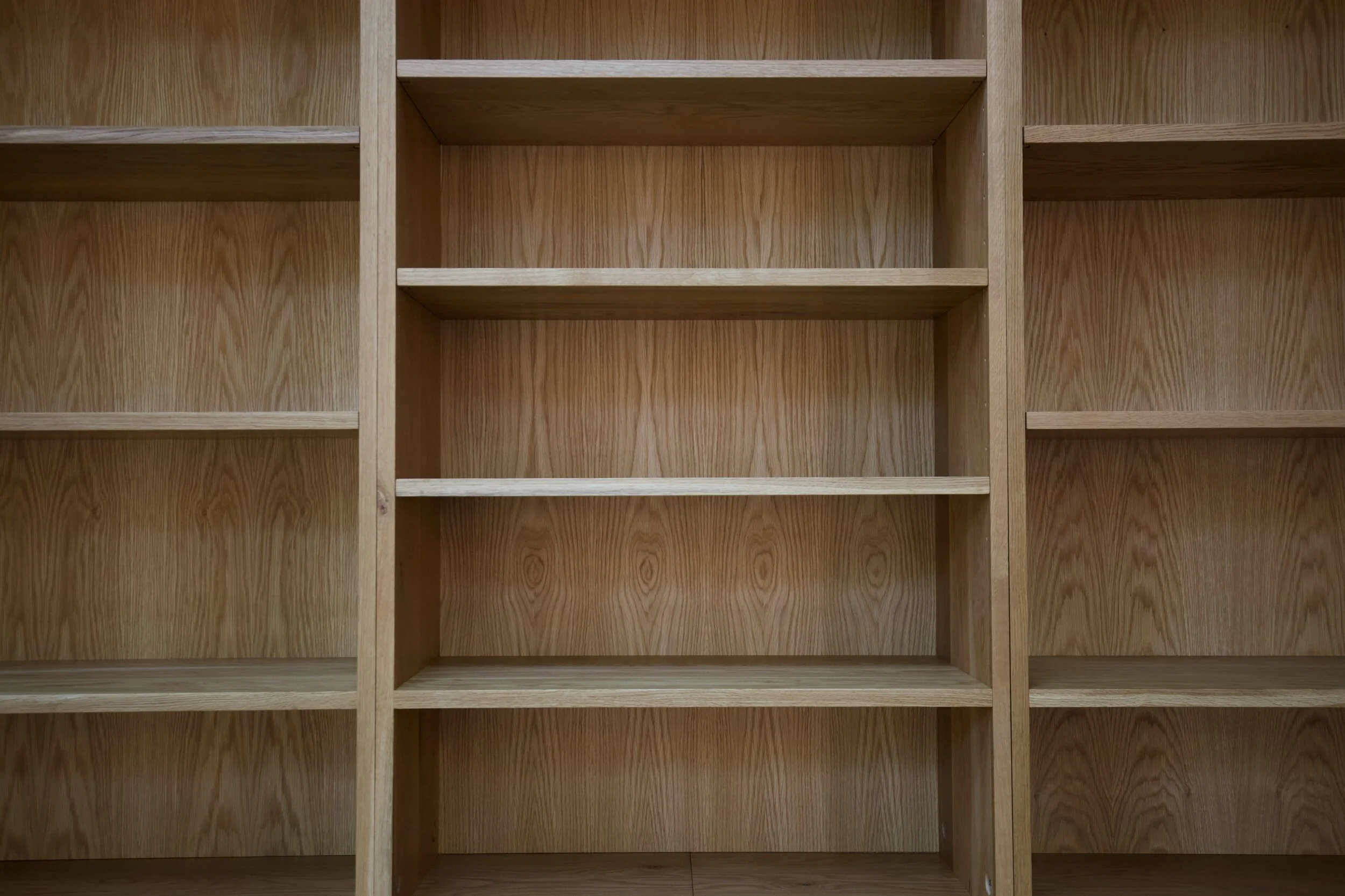 Custom Made White Oak Cabinet and Bookcase — Arbor Exchange