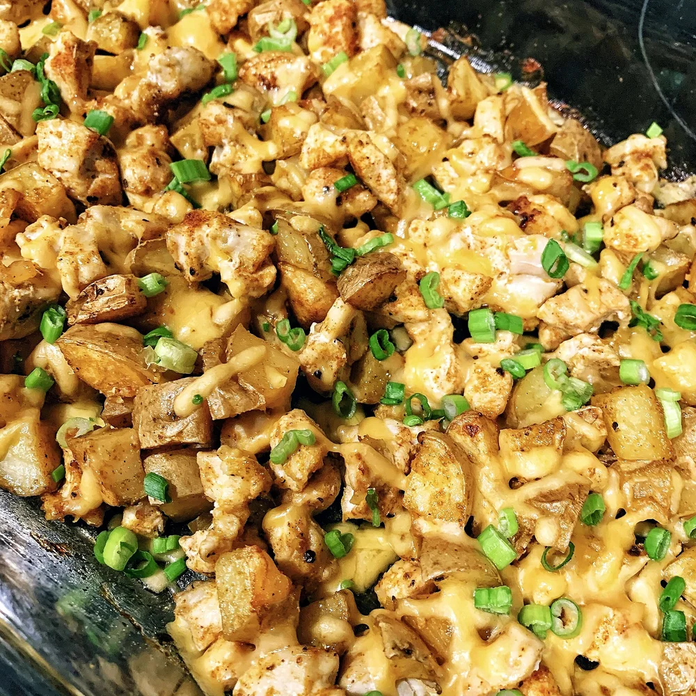 Cheesy Baked Chicken and Potatoes — Food with Aihoa